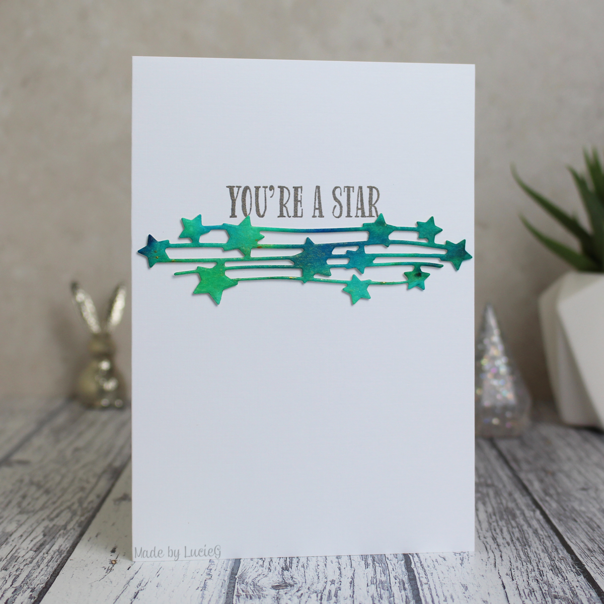 Colorburst Stars | LucieG Cards