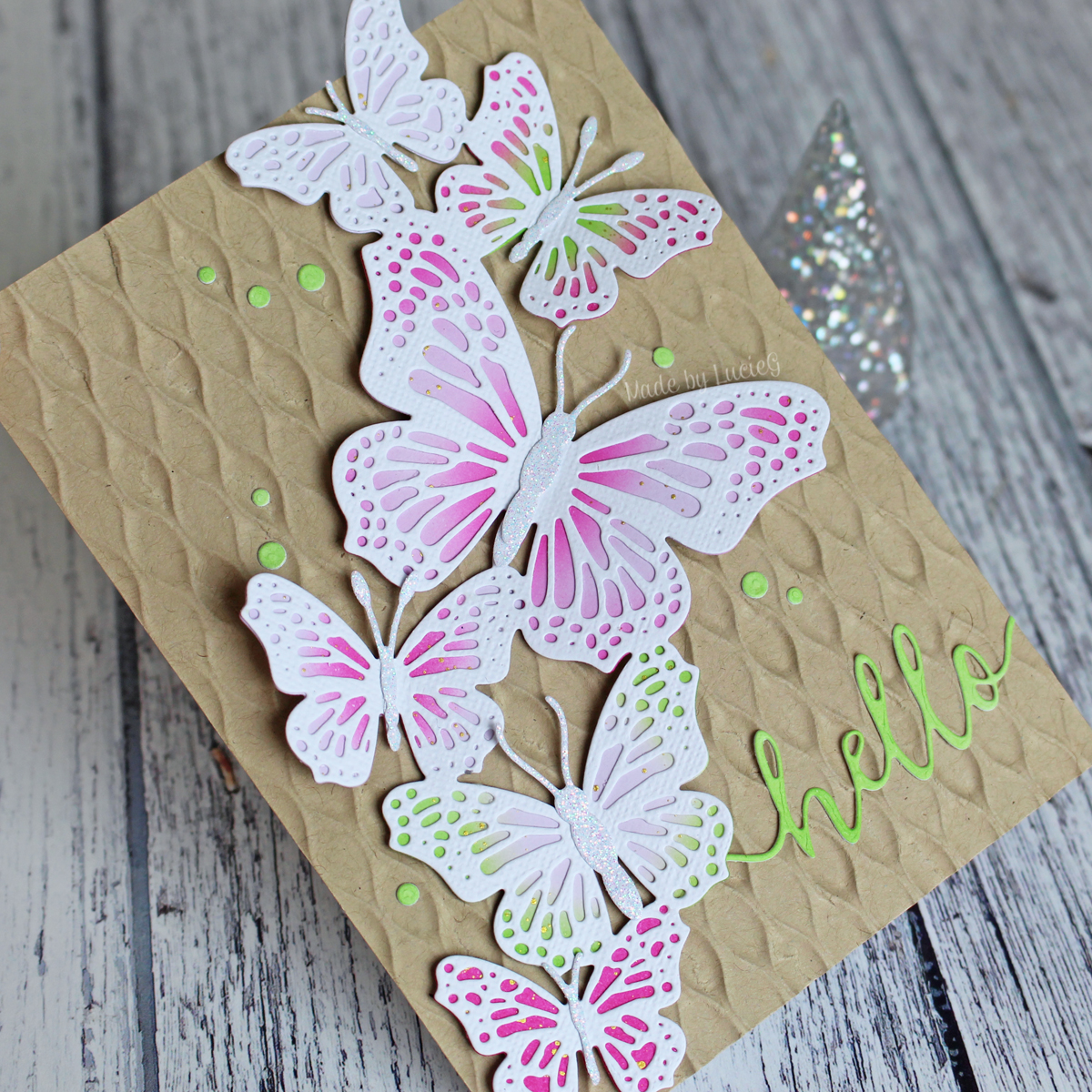 Flutterby Butterfly | LucieG Cards