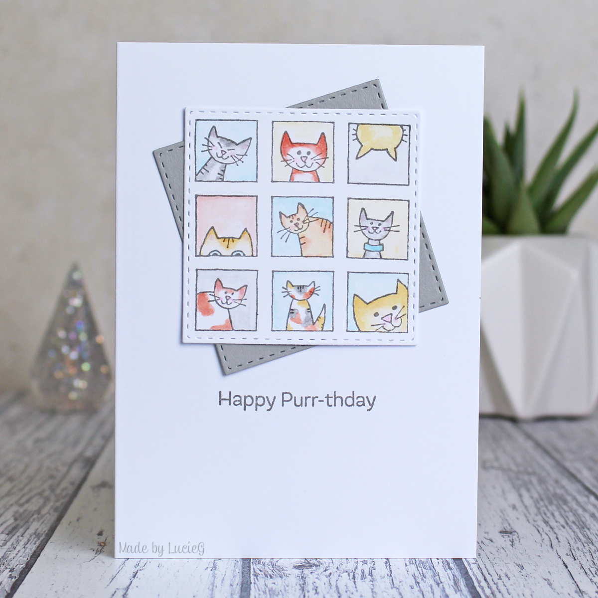 Happy Purr-thday | LucieG Cards