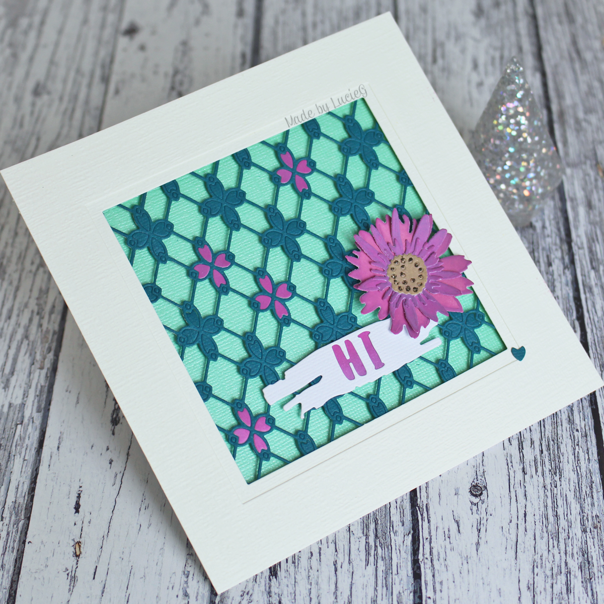 Hi there flower! | LucieG Cards