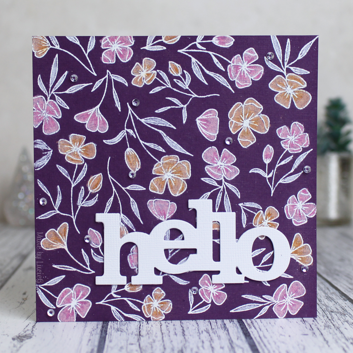 A Flowery Hello | LucieG Cards